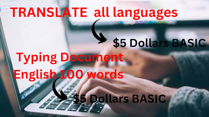 Typing translation perfectionist your words refined by Gividu5112 | Fiverr