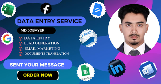 Be your virtual assistant for data entry and translation b2b lead generation by Mdjobayer4 | Fiverr