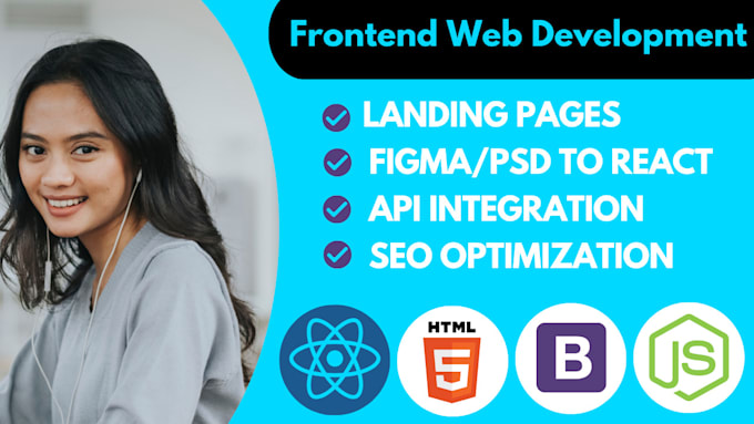 Be Your Front End Web Developer Using Html Css Bootstrap By Sharkatoor Fiverr