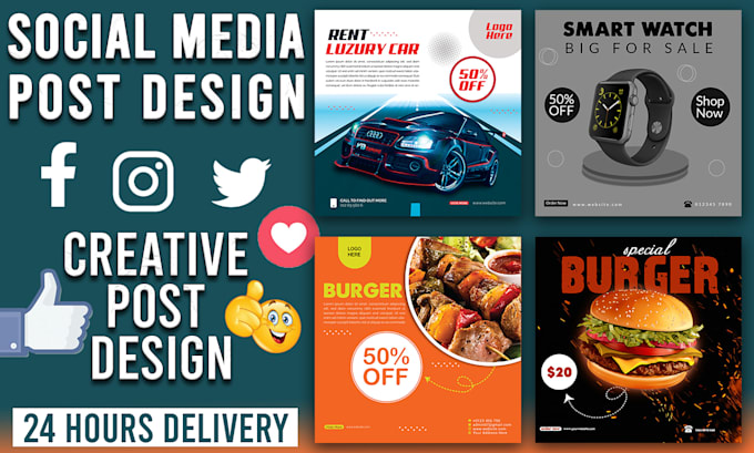 Attractive social media post design for all social platforms by ...