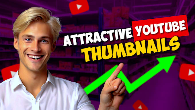Design attractive and catchy youtube thumbnails fast in 3 hours by ...