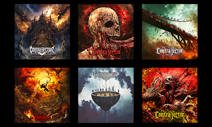 Design your metal album cover artwork by Contrajector | Fiverr