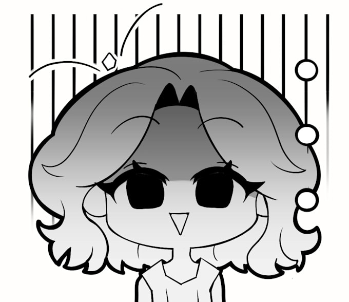 Draw you your own personalized line sticker set by Ruru_remon | Fiverr