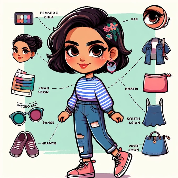 Special cartoon mascot character by Santosberis | Fiverr