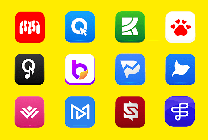 Do modern professional mobile app icon logo design by Naim_grow | Fiverr