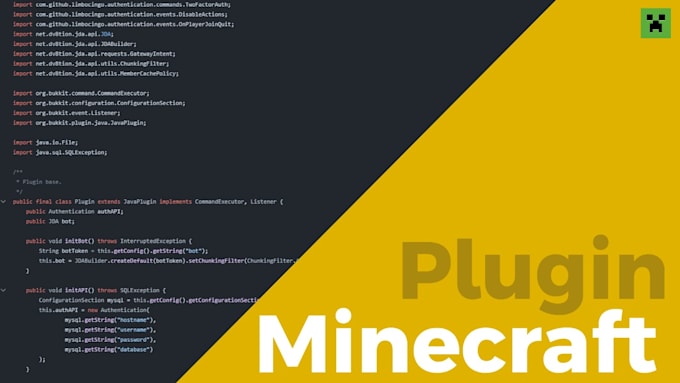 Fully develop a minecraft plugin by Mrcingo | Fiverr