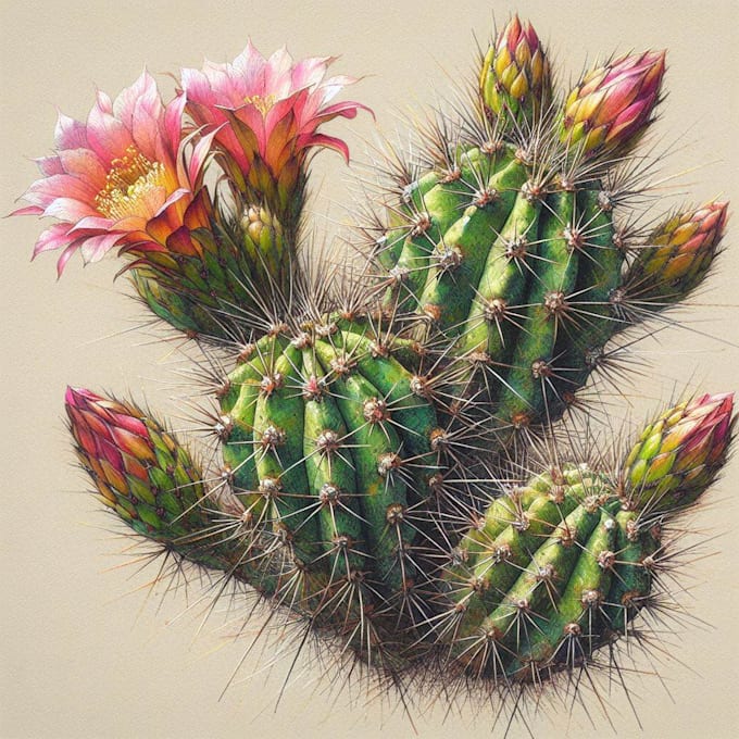 Create a realistic botanical drawing by Pauloller | Fiverr