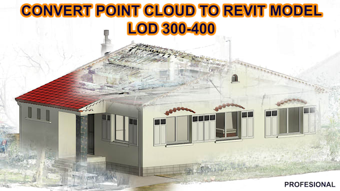 Convert point cloud to revit model bim and 3d cad files by Viebim | Fiverr