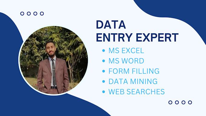 Be your data entry manager by Va_waleed | Fiverr