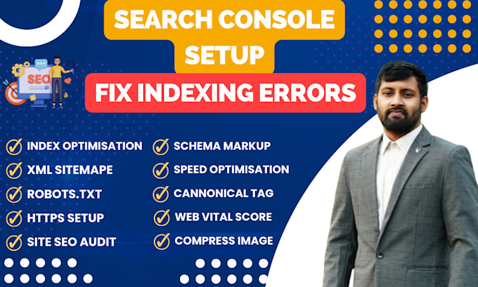 Fix indexing issues, google search console errors, technical seo optimization by Riponmondle ...