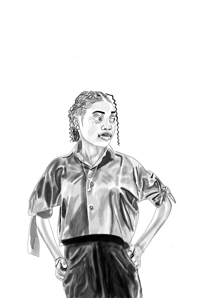 Draw a cute line art for your character, vector line art, nsfw sketch ...