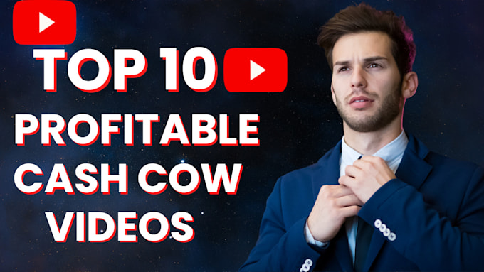Create top 10 cash cow faceless videos and cash cow youtube automation channel by Damilola_herry ...