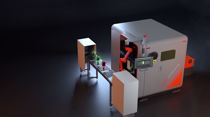 Do3d industrial animation video technical animation industrial product ...