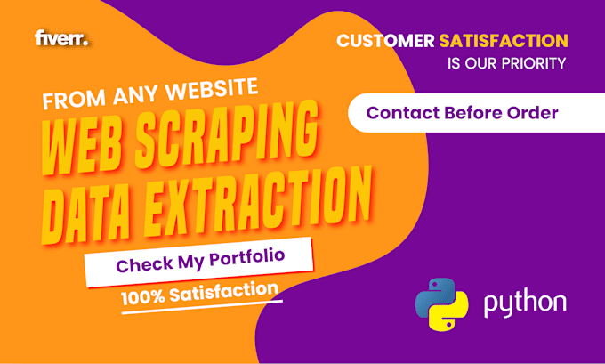 Do web scraping and data extraction by Nmd_7524 | Fiverr