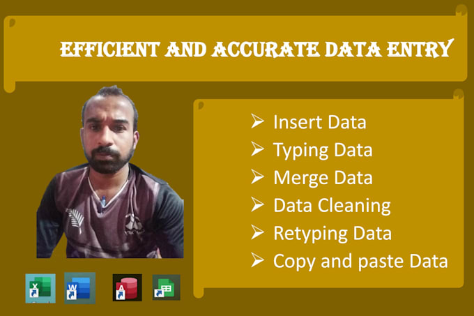 Do data entry, data cleaning, data merging, copy and paste by Sanaullah112277 | Fiverr