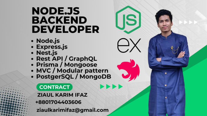 Build nodejs backend with expressjs and nestjs framework by Karimifaz ... Build nodejs backend with expressjs and nestjs framework by Karimifaz ...