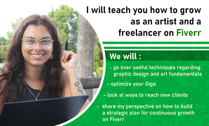 Teach you how to grow as an artist and freelancer on fiverr by Lucy_was ...
