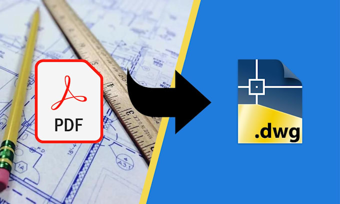 Convert pdf to dwg autocad file by Archimrc | Fiverr