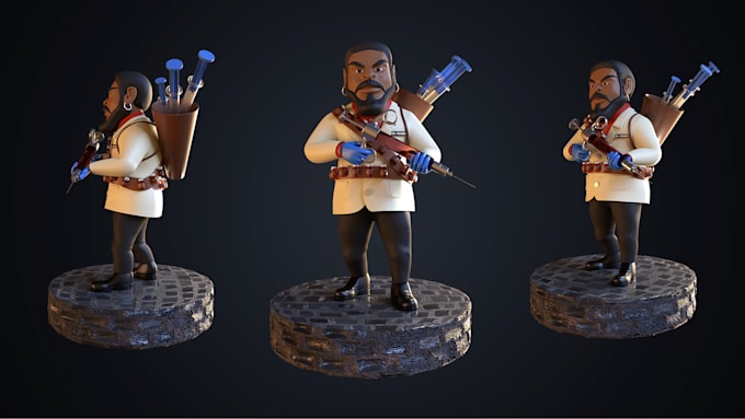 Do 3d stylized character modeling by Kunal_atwork | Fiverr