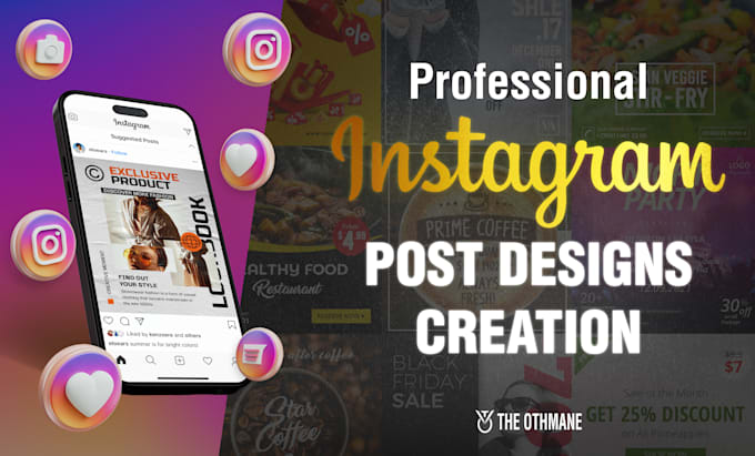 Create amazing instagram posts and ads for you by Theothmane | Fiverr
