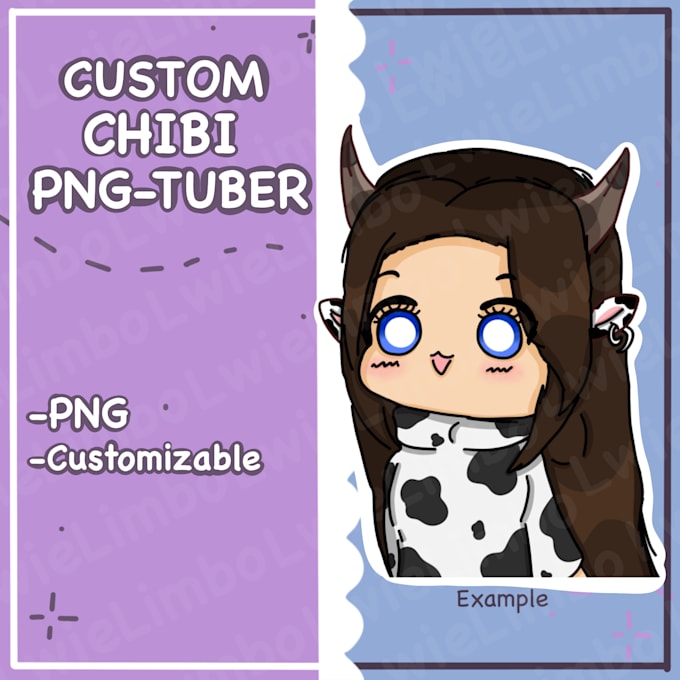Draw a custom chibi png tuber by Lwielimbo | Fiverr