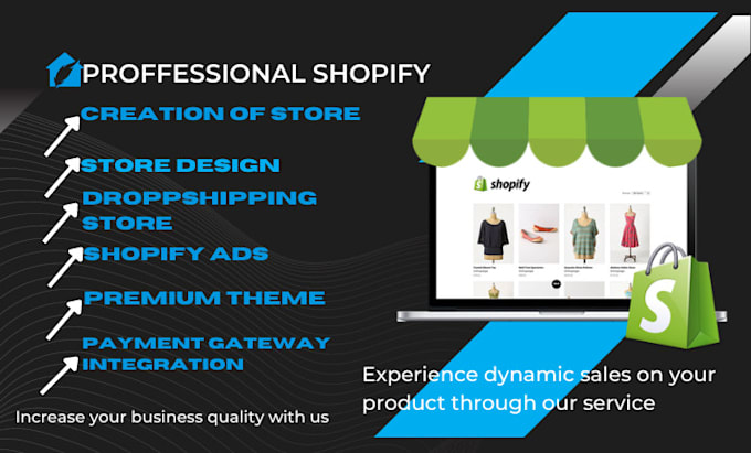 Setup profitable shopify website or shopify store design by Easyeasy186 | Fiverr