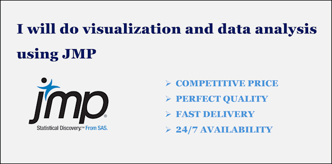 Do visualization and data analysis using jmp by Marcaly | Fiverr