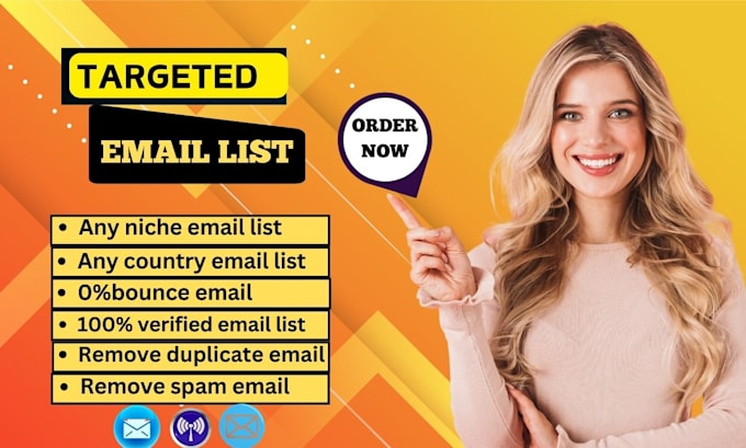 Build b2b lead generation ,niche targeted email list by Sharmindigital1 ...