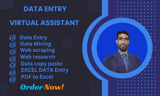 Virtual assistant, data entry, web scraping and copy paste by Alaminpf | Fiverr