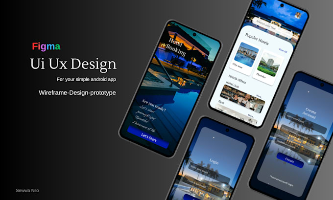 Design a mobile app ui ux design by Thimirajj | Fiverr