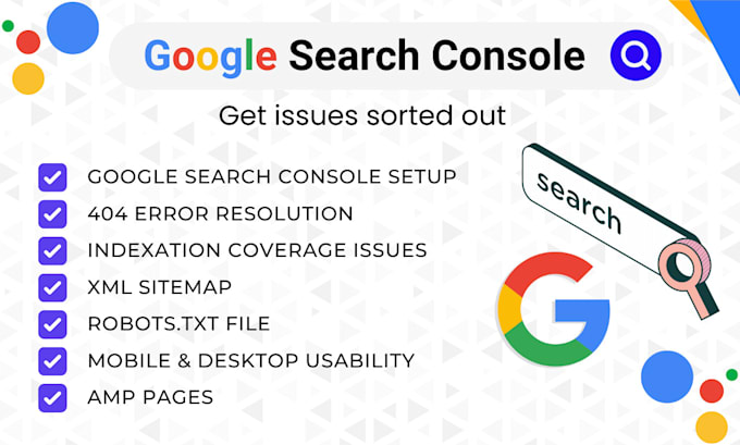 Resolve google search console related issues and errors by Magecomp | Fiverr