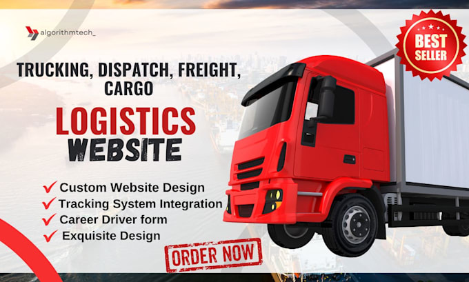 Build logistics website trucking website dispatch website freight cargo ...