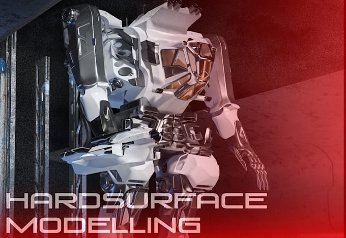 Make hard surface models, guns, mechs, spaceship, props by Fkmotion ...