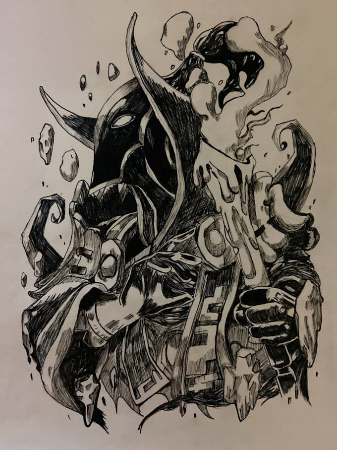 Draw the dota 2 pictures by Ivashkax | Fiverr