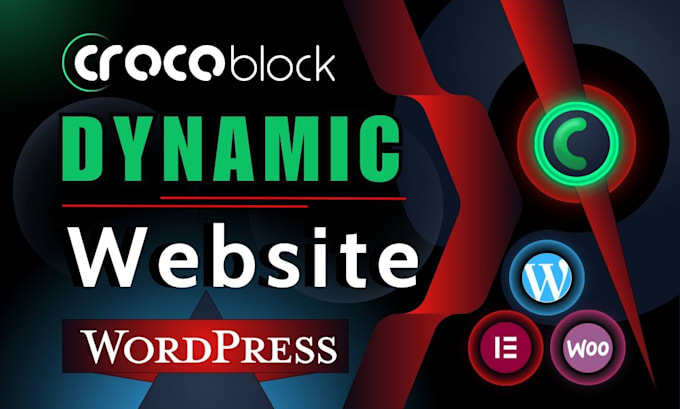 Build dynamic wordpress website design by crocoblock, elementor pro, jet engine by Devrakeshwp ...
