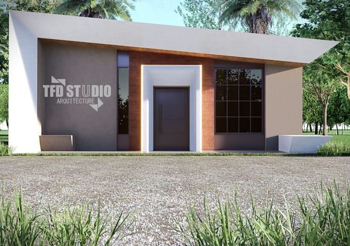 Do architectural design with interior and exterior rendering by Arq_fernandez | Fiverr