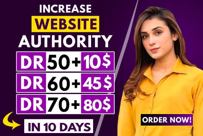Increase dr ahrefs domain rating dr 70 plus by Amairay | Fiverr Increase dr ahrefs domain rating dr 70 plus by Amairay | Fiverr