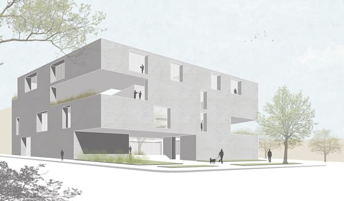 Create post digital architectural collages for your project by ...