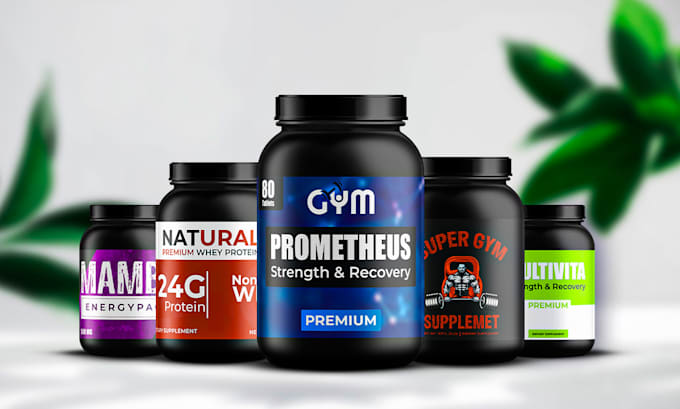 Make cool supplement label design by Shiblidesigner | Fiverr