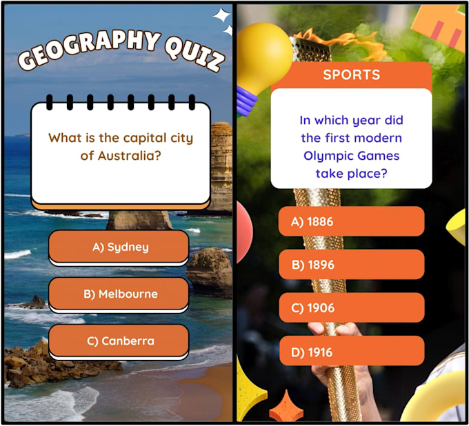 Create trivia quiz videos by Captivate_edits | Fiverr