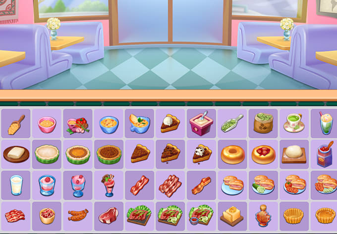 Create great 2d game assets, icons, objects and ui button by ...