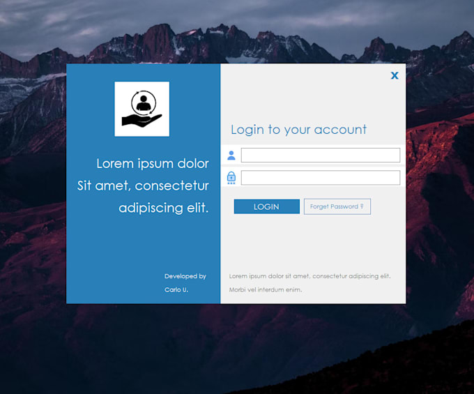 Help you create a basic windows form login interface by Carlo_untalan | Fiverr
