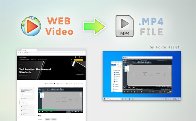 Save web video in downloadable format by Pavle_assist | Fiverr