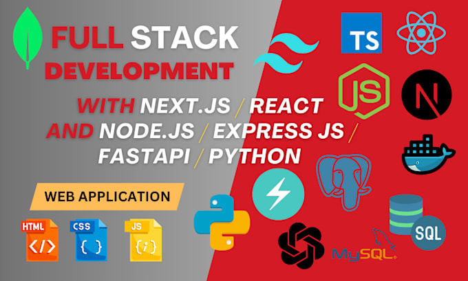 Build Full Stack Web App Nextjs React Nodejs Python Fastapi By Uzair Hassan777 Fiverr