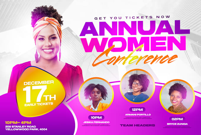 Create eye catchy church flyer or event flyer design by Zedkiddd | Fiverr