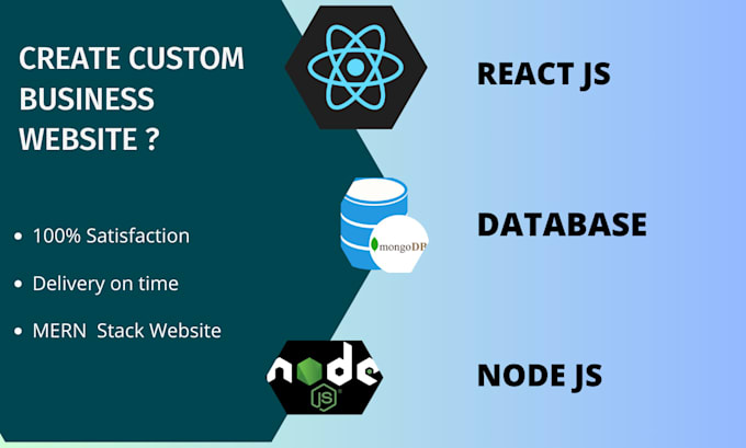 Do fronted and backend website with react js and node js by ...