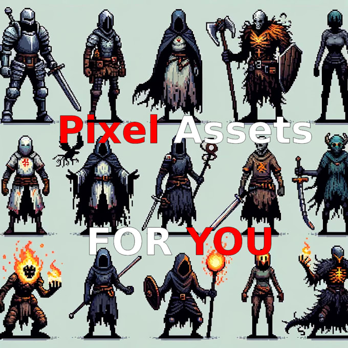 Pixel art assets for you by Vlad_sydiuk | Fiverr