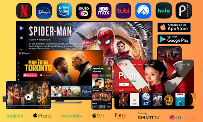 Build live streaming app, ott app, iptv and live tv channel app by ...