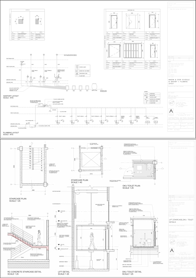 Create 2d plan from your sketch by Razern03 | Fiverr
