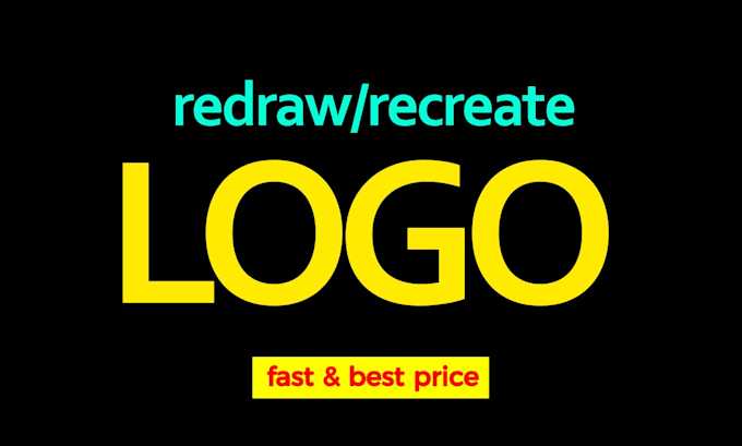 Recreate logo redraw it by Rohitnik | Fiverr